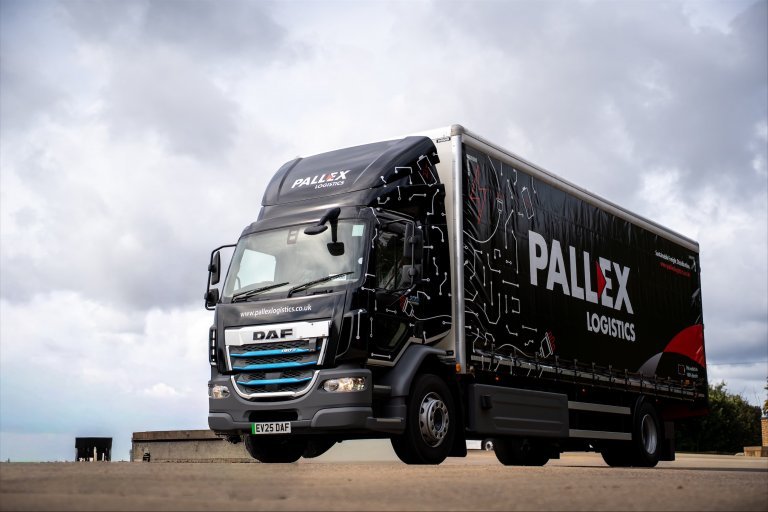 Pall-Ex Logistics continues its journey to zero-emissions with DAF XB ...